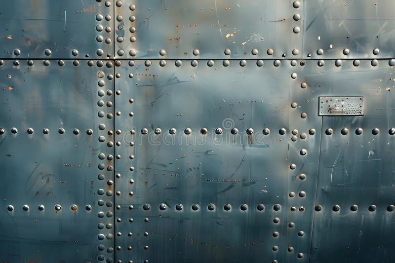 Rivets and Metal, a Study in Industrial Textures and Patina, Showing ...