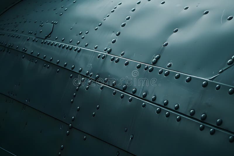 Rivets Secure Metal Sheets, a Detailed Examination of Aircraft ...