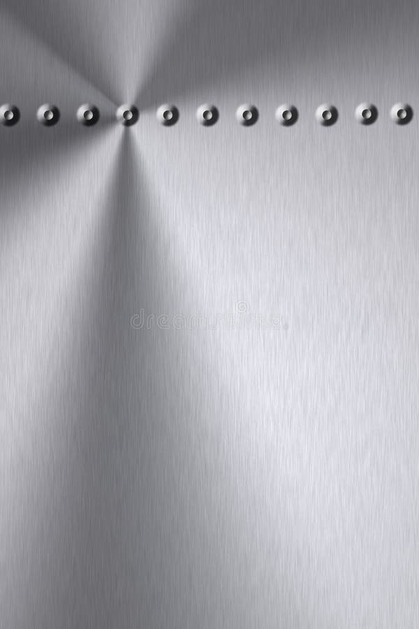 Rivets in steel stock illustration. Illustration of abstract - 12481657