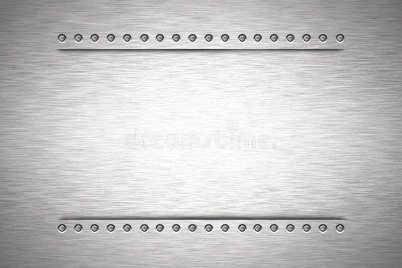 Rivets in steel stock illustration. Illustration of grey - 60871769