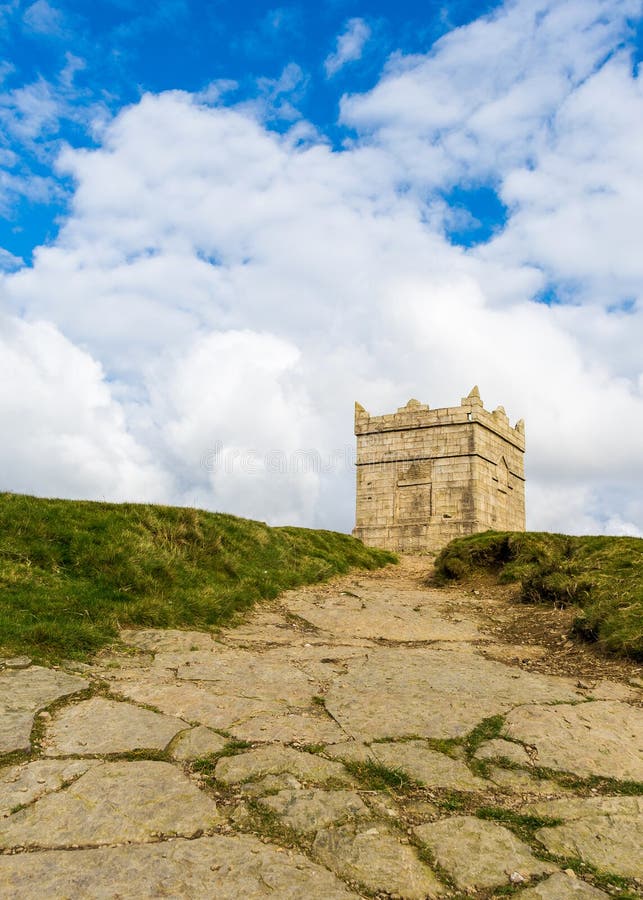 Rivington Pike on Winter Hill. Stock Image - Image of england, autumn ...