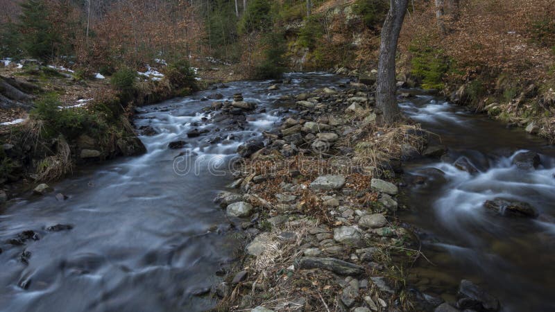 Rivulets Of Water Draining Through The Sand On The Beach Stock Image ...