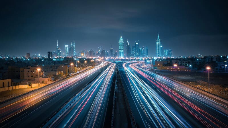 Ai Generated Business District Modern Arabian Architecture Stock Photos ...