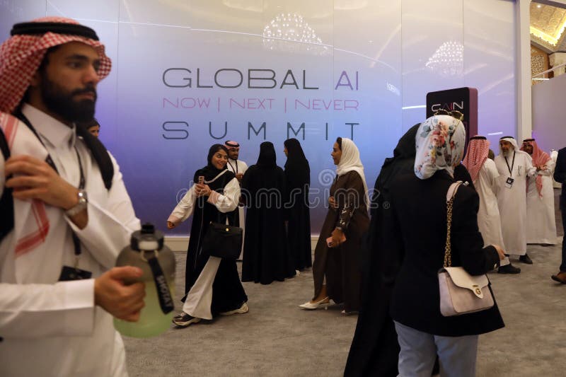 Riyadh, Saudi Arabia –10 SEP 2024: Delegates at the GAIN AI Summit ...