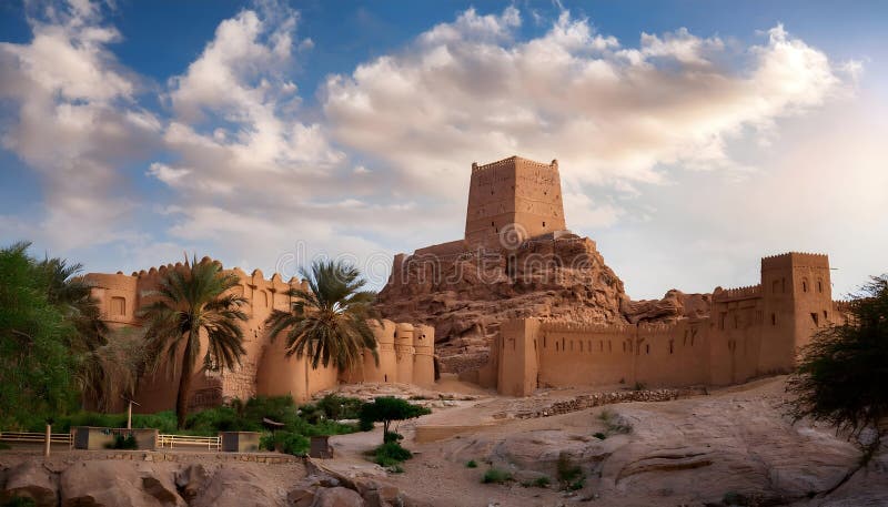 Riyadh Season, Diriyah Castle, Kingdom of Saudi Arabia Stock ...