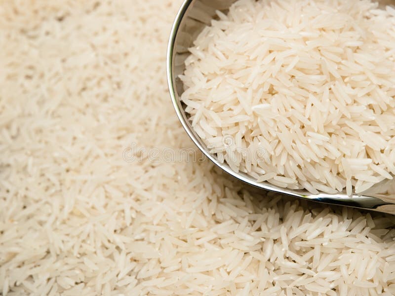 Riz Basmati de poche image stock. Image du agriculture - 8712909