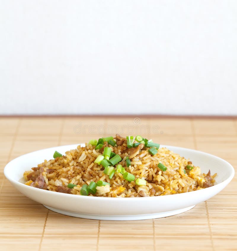 Riz Frit, Cuisine Chinoise, Type De Yangzhou Image stock - Image du ...