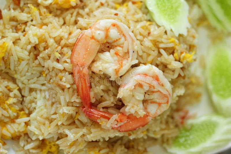 Riz Frit De Crevette De Plat Image stock - Image du frit, dîner: 46075857
