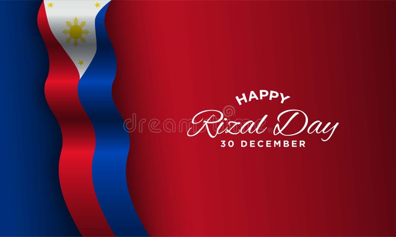 Rizal Day Background Design Stock Vector - Illustration of leader ...