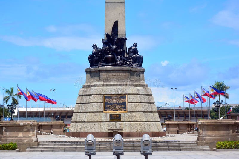 Rizal Park Statue in Manila, Philippines Editorial Stock Image - Image ...