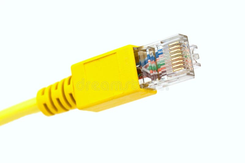 Rj-45 connector stock image. Image of link, connect, speed - 27914267