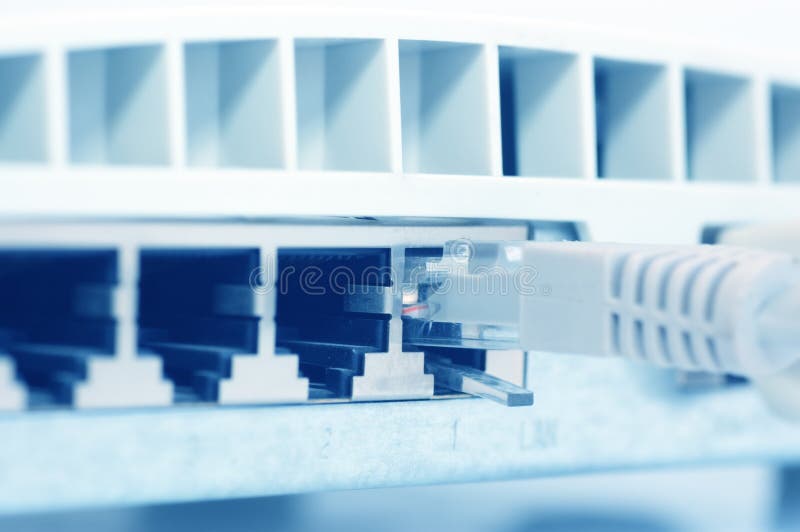 RJ-45 Network cable stock photo. Image of cable, plug - 3274104