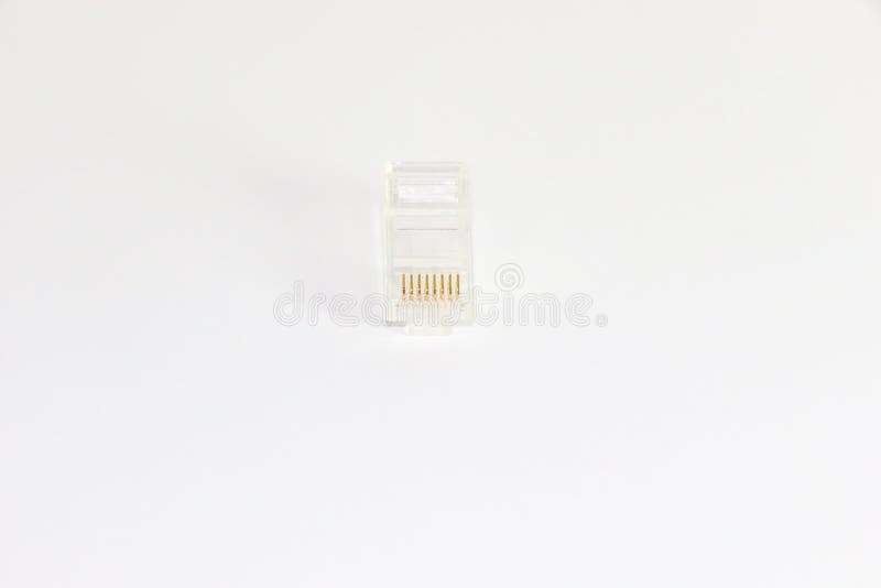RJ 45 Jack for lan network stock image. Image of computer - 139277983