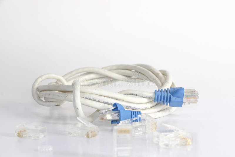 RJ 45 Jack for lan network stock image. Image of communication - 139278243