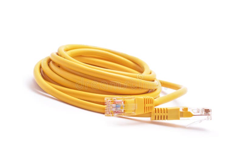 Rj 45 cable stock image. Image of white, cable, digital - 61477167