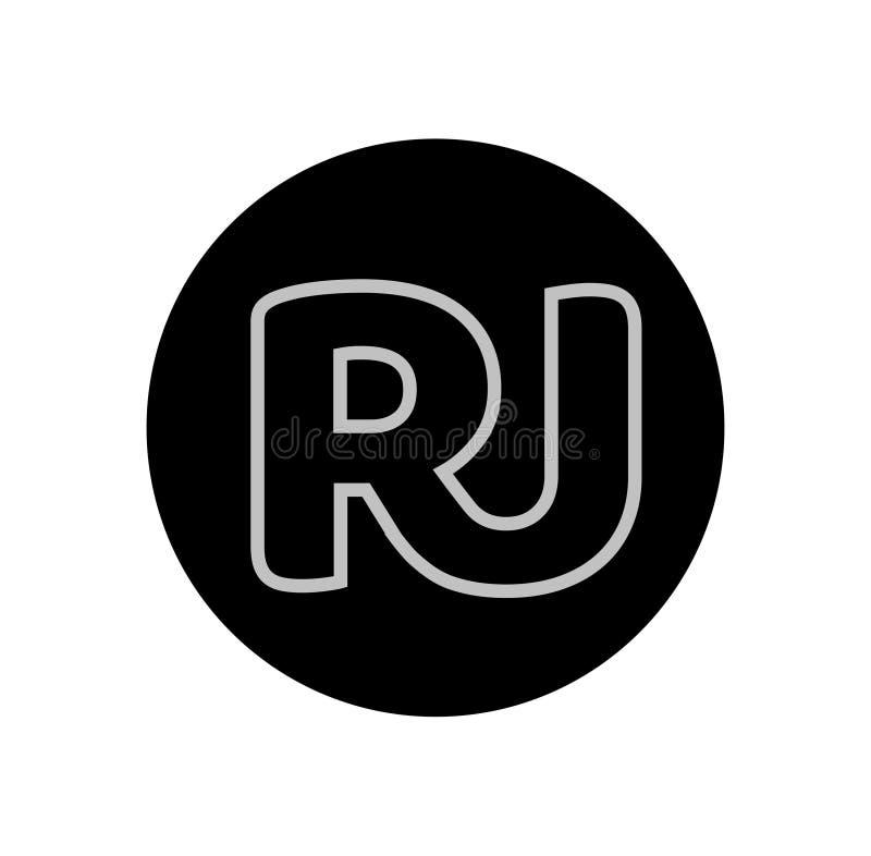 RJ Company Name Initial Letters Monogram. RJ Icon Stock Vector ...