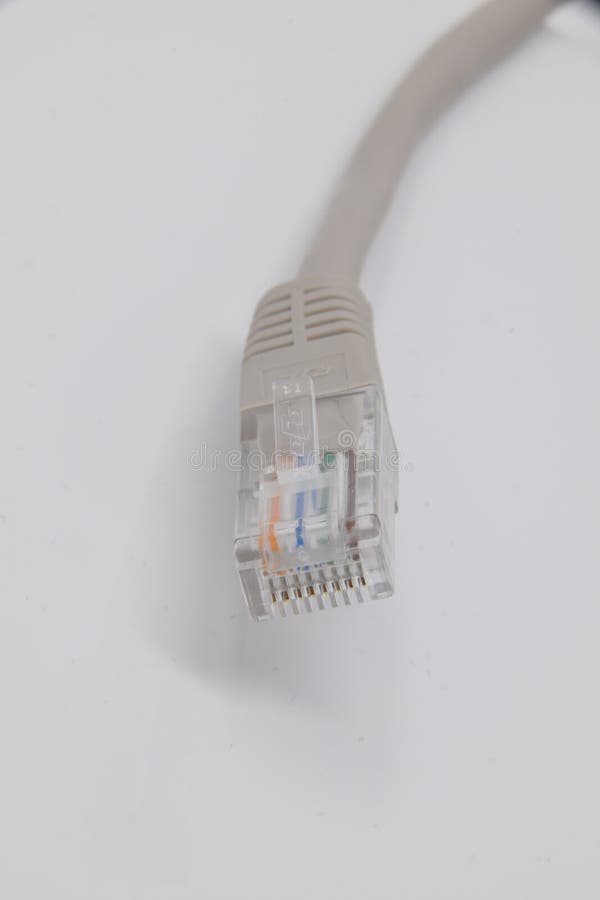 RJ45 CAT5 cable editorial photography. Image of ethernet - 119087377
