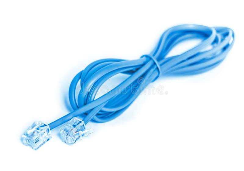 RJ 38 45 ethernet cable stock image. Image of clip, hardware - 245188493
