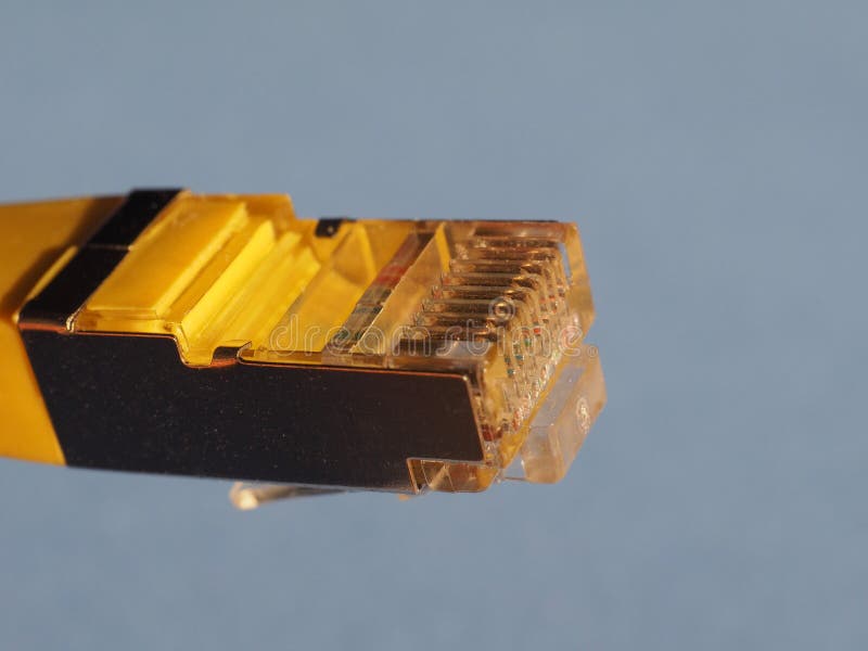 RJ45 ethernet plug stock photo. Image of switch, modem - 109826330