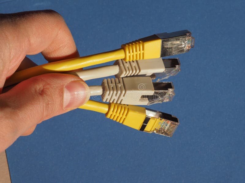 RJ45 ethernet plug stock photo. Image of connection - 109994538