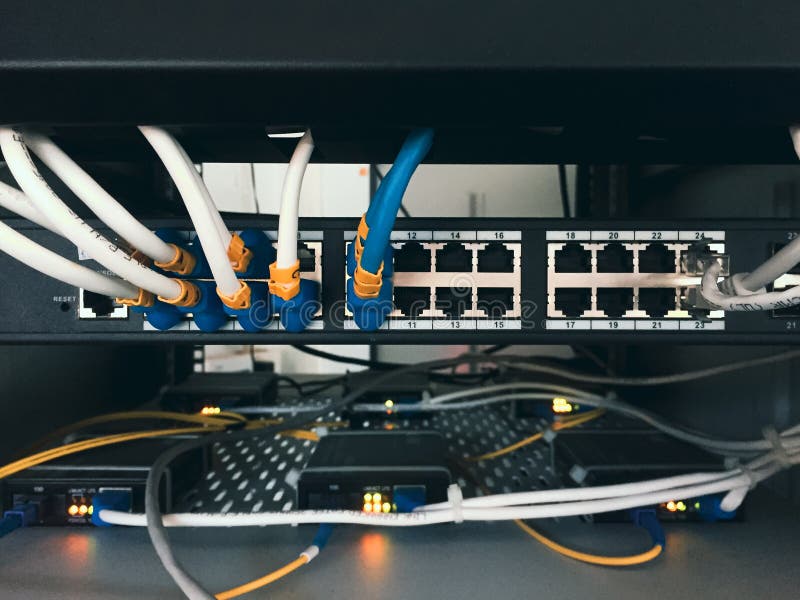Fiber Optic Rack Picture. Image: 23336560