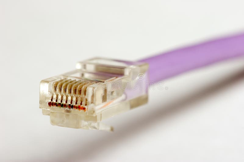 An RJ45 network cable stock image. Image of cards, computers - 58007