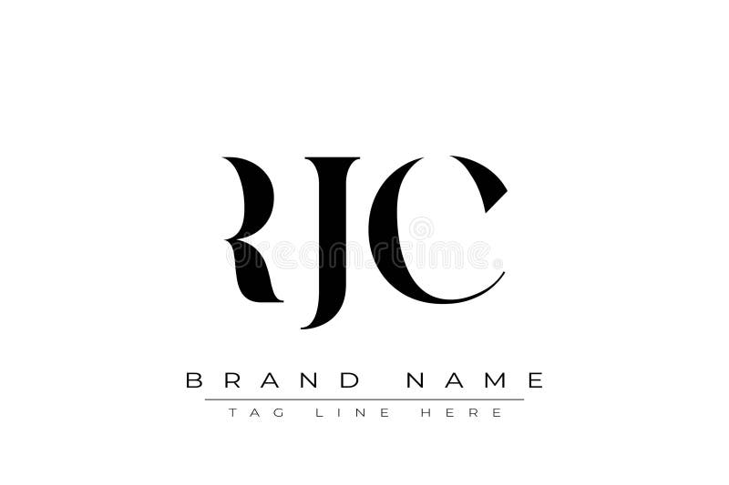 RJC Abstract Letter Logo Design Stock Vector - Illustration of letter ...