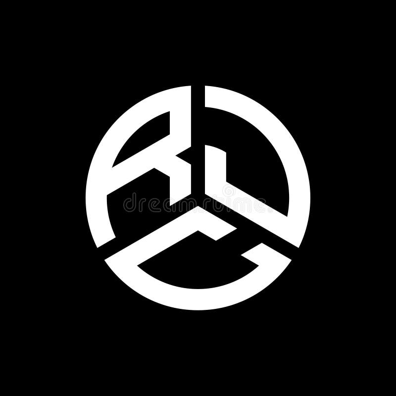 RJC Letter Logo Design on Black Background. RJC Creative Initials ...