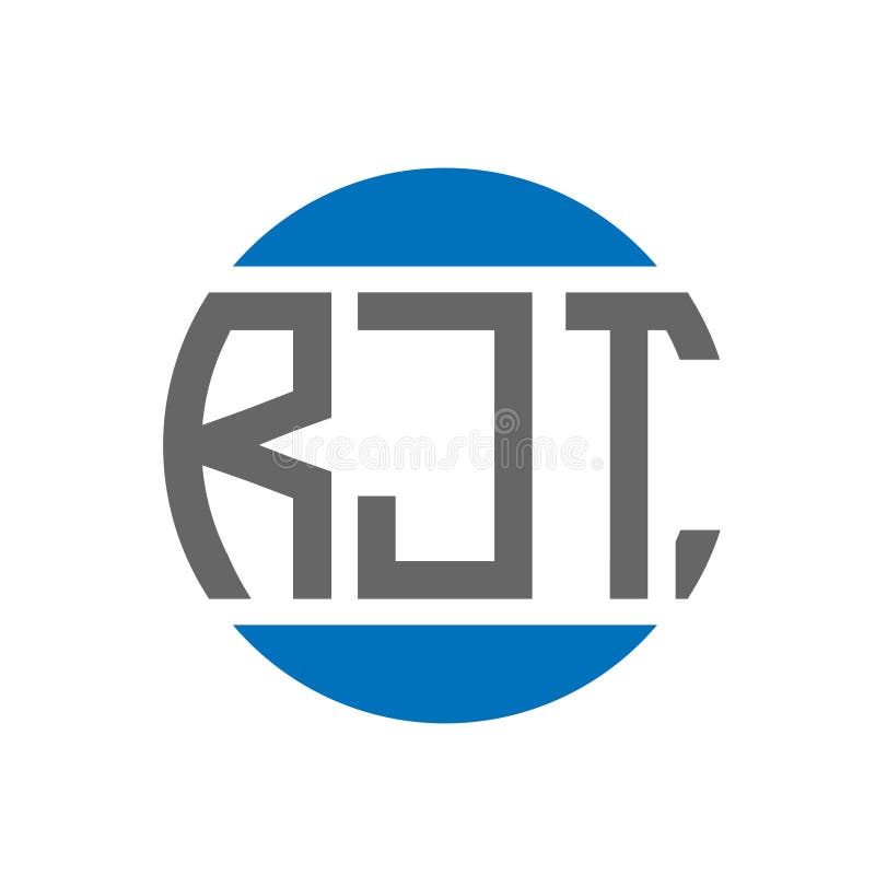 RJT Letter Logo Design on White Background. RJT Creative Initials ...