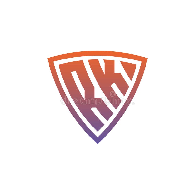 RK Logo Shield Monogram Gradient Style Design Stock Vector ... RK Logo Shield Monogram Gradient Style Design Stock Vector ...