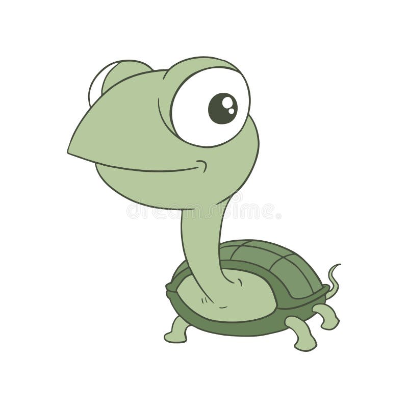 Design of funny turtle stock vector. Illustration of water - 166213115