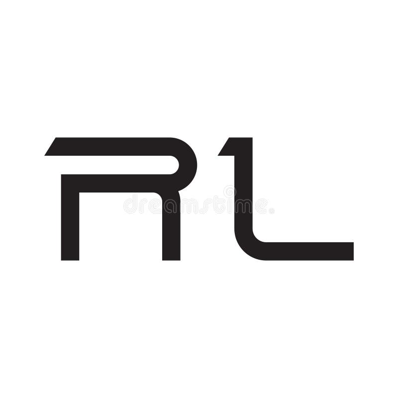 Rl Initial Letter Vector Logo Icon Stock Vector - Illustration of ...