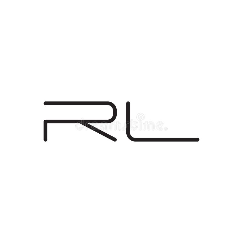 Rl Initial Letter Vector Logo Icon Stock Vector - Illustration of ...