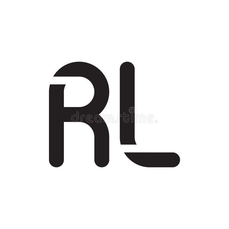Rl Initial Letter Vector Logo Icon Stock Vector - Illustration of ...