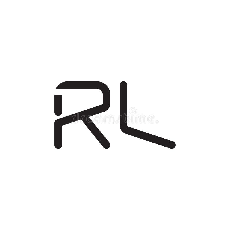 Rl Initial Letter Vector Logo Icon Stock Vector - Illustration of ...
