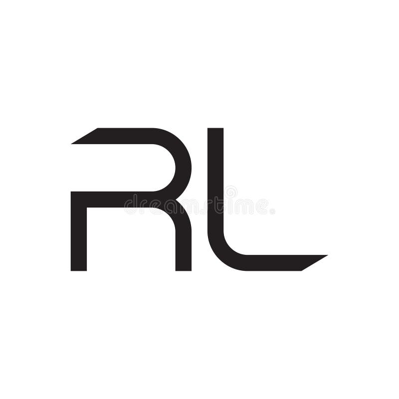 Rl Initial Letter Vector Logo Icon Stock Vector - Illustration of ...