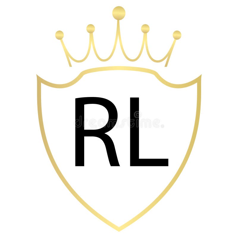 RL Letter Logo Design with Simple Style Stock Vector - Illustration of ...