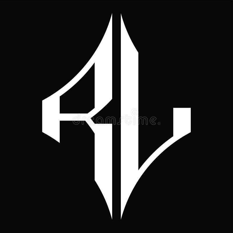 RL Logo Monogram with Diamond Shape Design Template Stock Vector ...