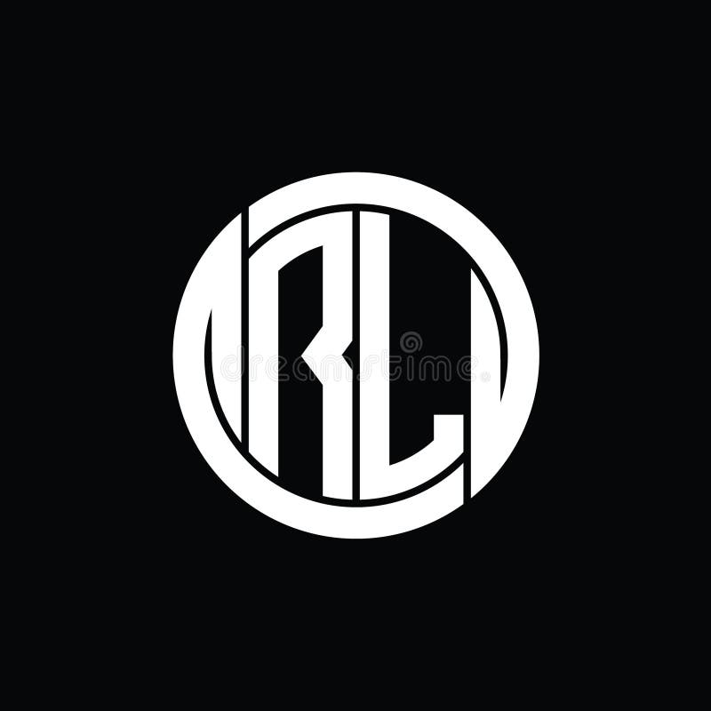 RL Logo Monogram Shield Inside Circle Shape Vector Images Design ...