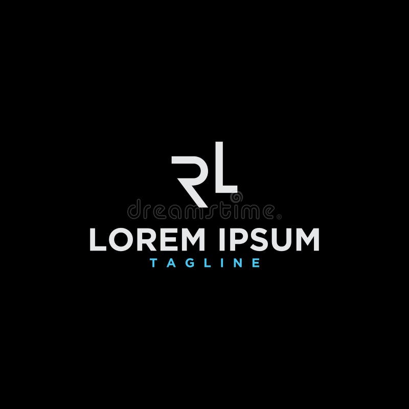 Rl Monogram Logo Design Inspiration Stock Vector - Illustration of ...