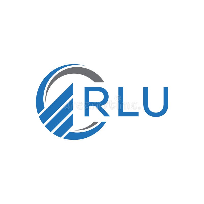 RLU Abstract Technology Logo Design on White Background. RLU Creative ...