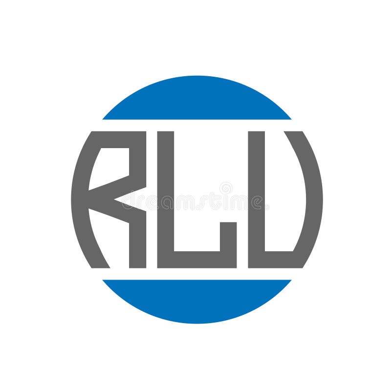 RLU Letter Logo Design on White Background. RLU Creative Initials ...