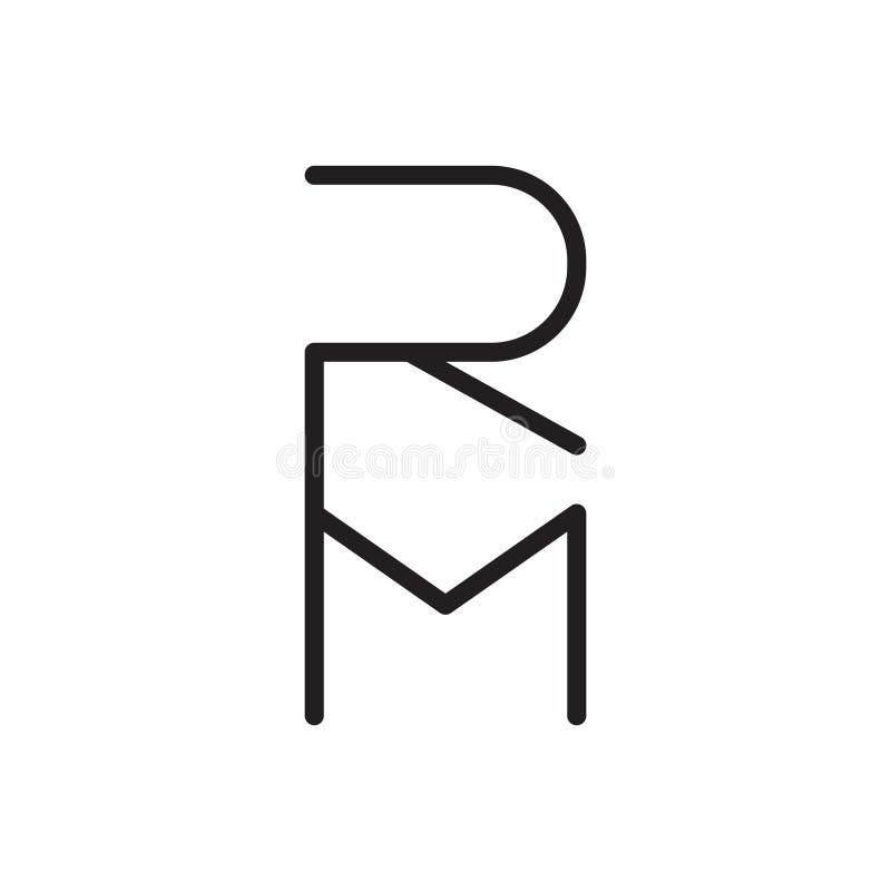 Rm Initial Letter Vector Logo Icon Stock Vector - Illustration of ...
