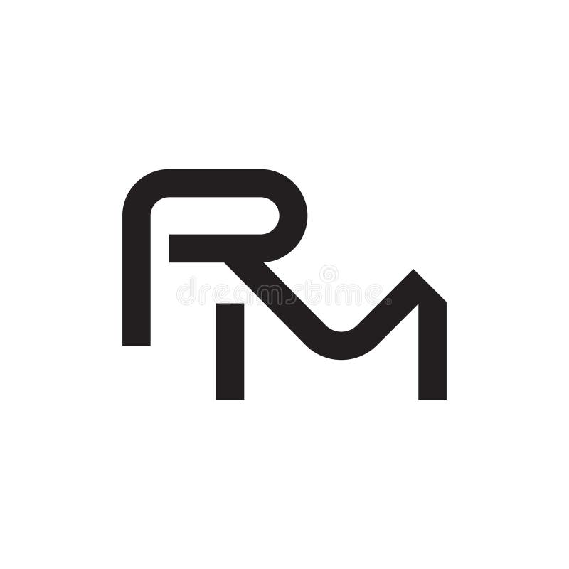 Rm Initial Letter Vector Logo Icon Stock Vector - Illustration of ...