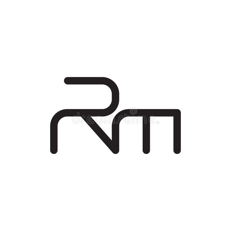 Rm Initial Letter Vector Logo Icon Stock Vector - Illustration of ...