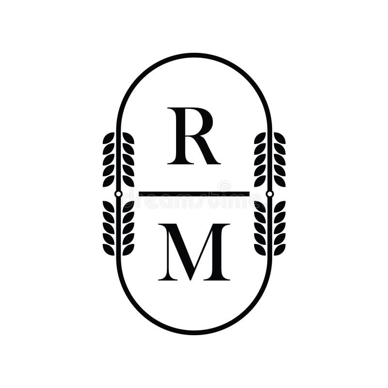 Rm Lettering Design Stock Illustrations – 532 Rm Lettering Design Stock ...