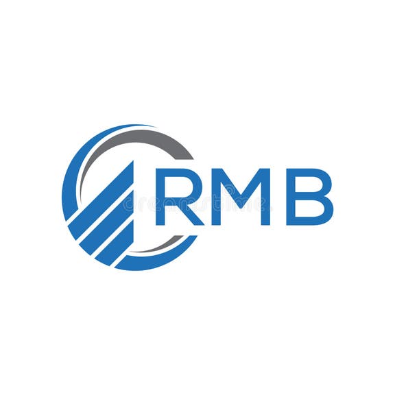 RMB Abstract Technology Logo Design on White Background. RMB Creative ...