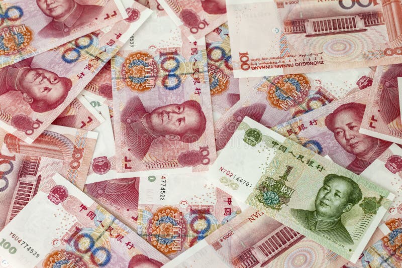 Chinese Currency stock photo. Image of spread, renminbi - 51770900