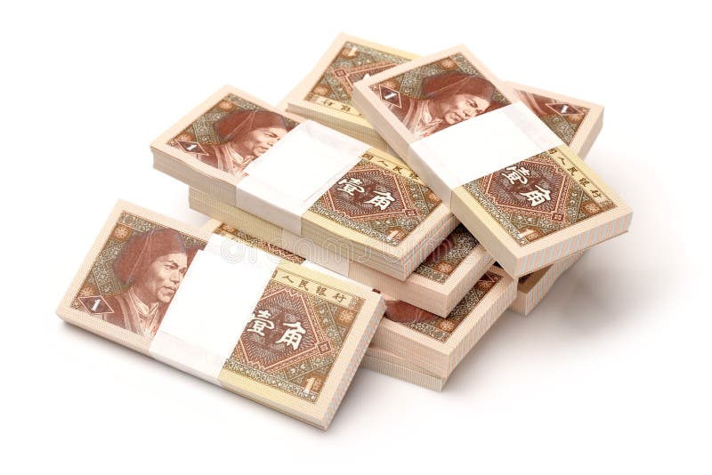 Bill of 5 Wu Jiao, Chinese Currency Stock Photo - Image of chinese ...