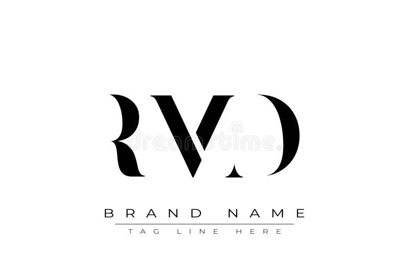 RMD Abstract Letter Logo Design Stock Vector - Illustration of business ...